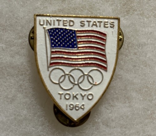 1964 Tokyo Olympic USA NOC Pin Badge Shield | eBay