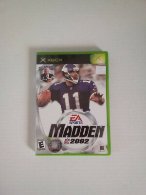 Madden NFL 2002 - Original Xbox Game - Disk Has Been Professionally ...
