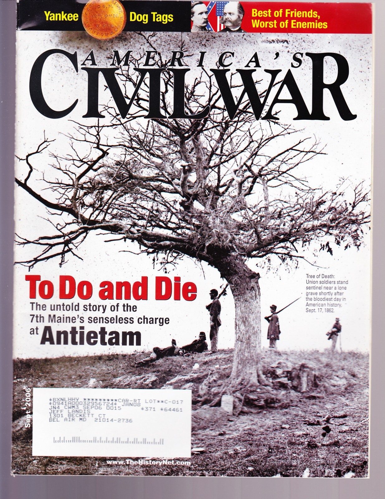 America's Civil War SEPTEMBER 2006 7TH MAINE'S SENSELESS CHARGE AT ...