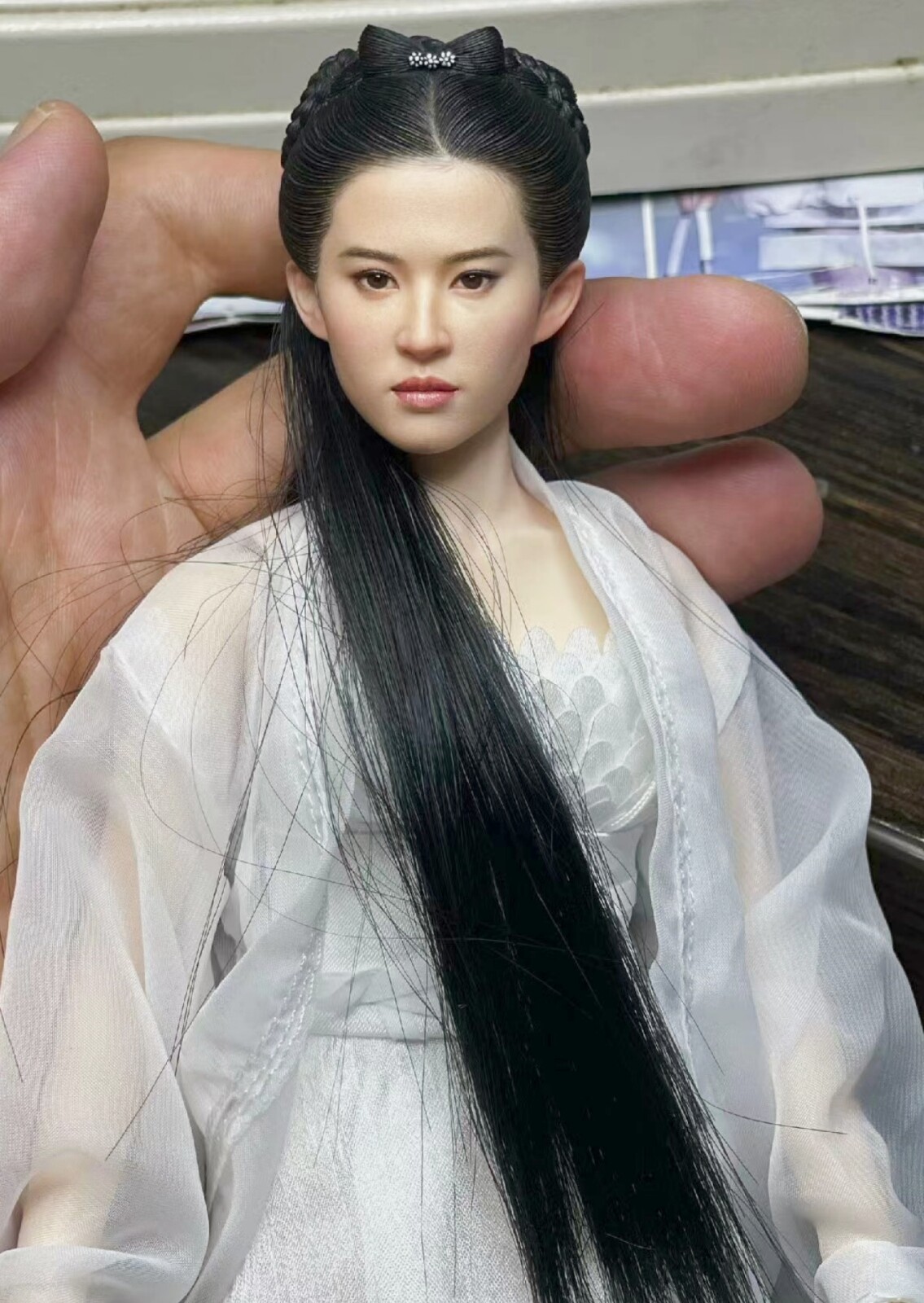 1/6 Ancient Beauty Head Sculpt Liu Yifei Head Model For 12" Female ...