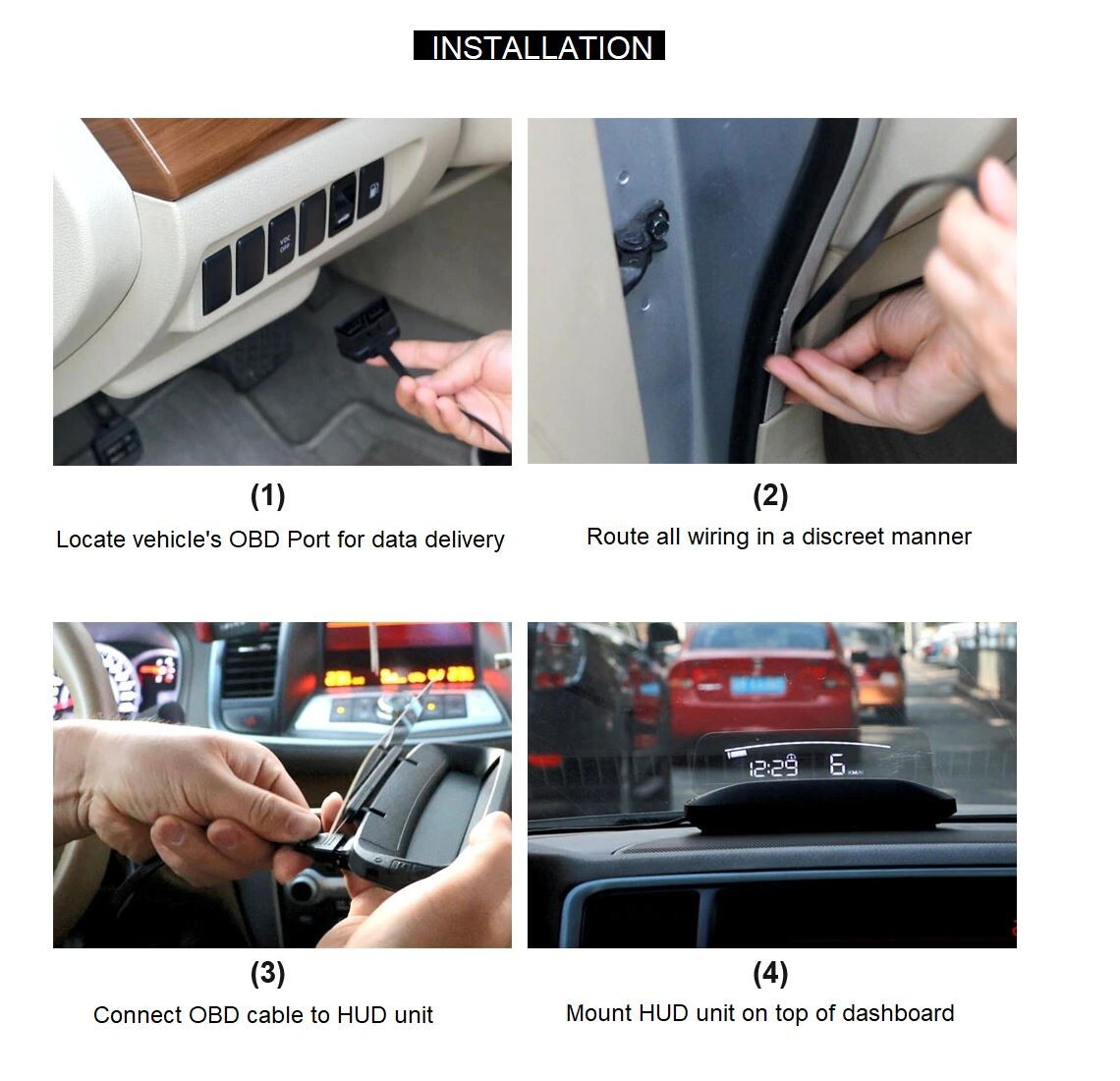 EANOP HUD Unit M40 Series *WHITE TEXT* | eBay Australia