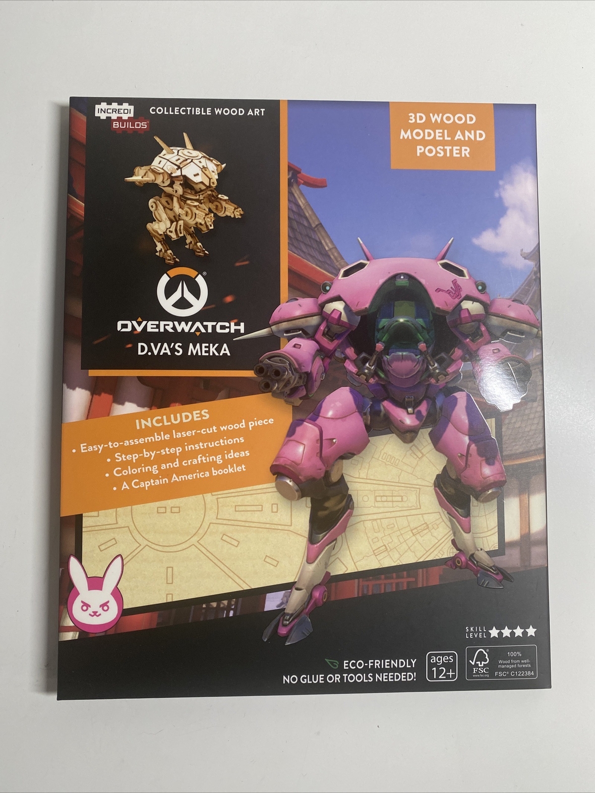 OVERWATCH D.VA'S MEKA 3D WOOD MODEL ART KIT | eBay