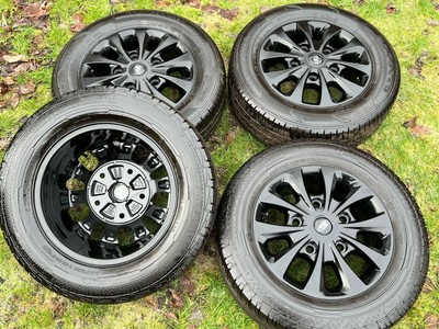 BLACK GENUINE 4 x 16" FORD TRANSIT CUSTOM LIMITED SPORT ALLOYS WHEELS ...