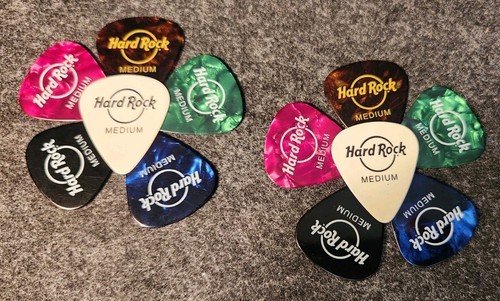 Hard Rock Guitar Picks Set Of 12! Never Played! | eBay