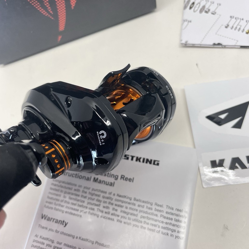KastKing Zephyr BFS Baitcasting Reel, Right Handed, 7.2:1 Gear Ratio | eBay