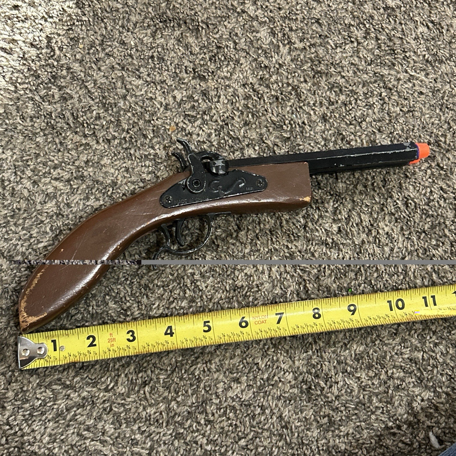 Vintage Replicas by Parris Brown Double Barrel Revolver Pistol Cap Gun ...