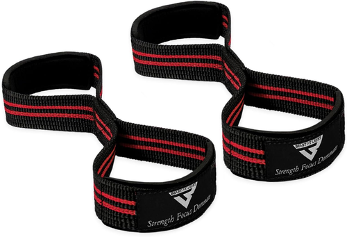 Weight Lifting Straps Figure 8, anti Slip Strap with Cuffs Wrist ...
