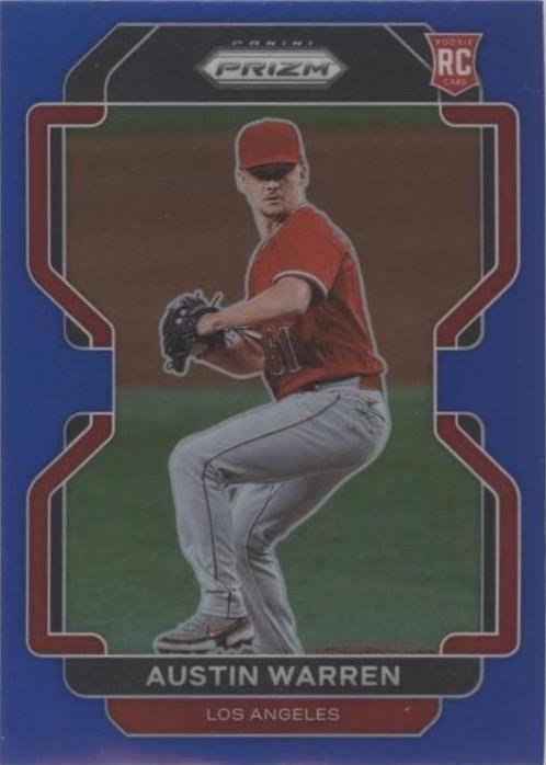 2022 Panini Prizm - Tier II Austin Warren #187 Blue Prizm (RC) for sale ...