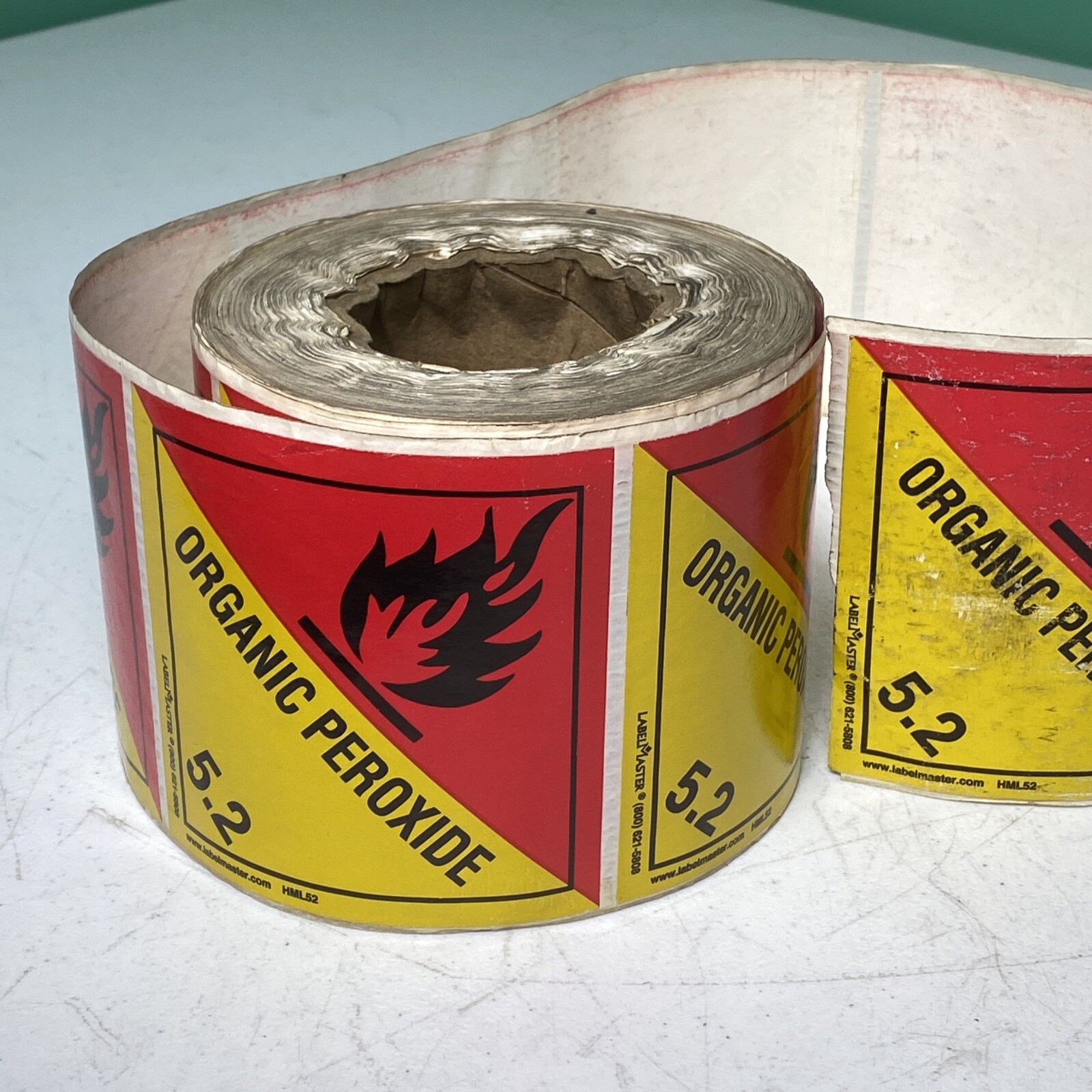 4” x 4" Organic Peroxide - 5.2 DOT HAZARDOUS SHIPPING LABELS ROLL | eBay