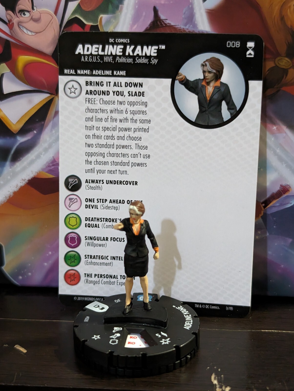 ADELINE KANE - 008 - Common Figure DC Heroclix Rebirth Set | eBay
