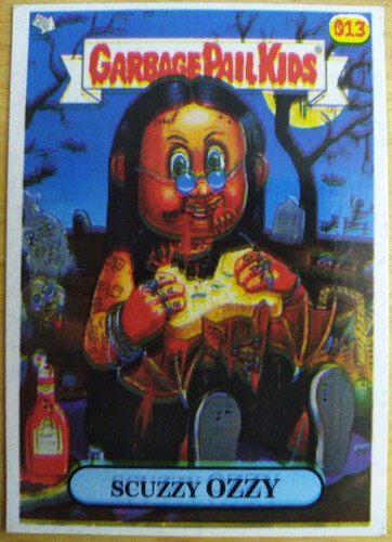 Colombian Trading Card Game Error Card 13 Scuzzy Ozzy Garbage Pail Kids ...