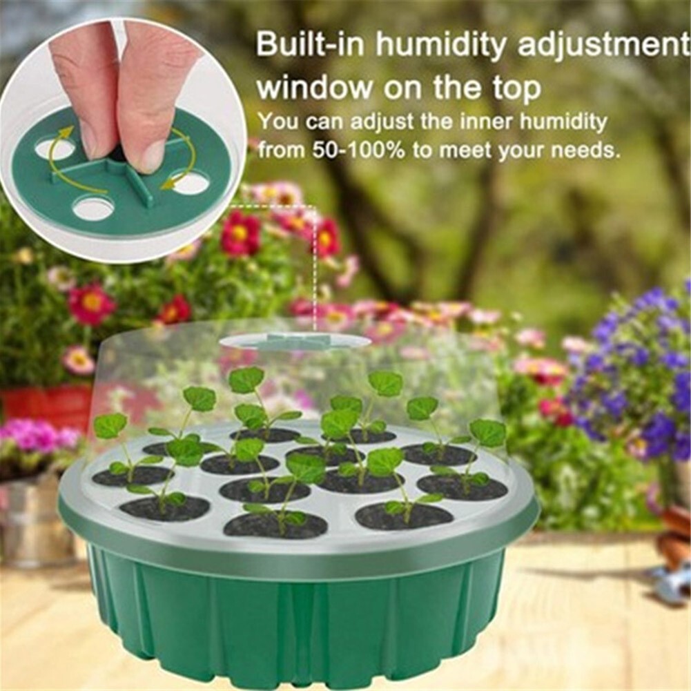 Stackable Nursery Pots with Vented Tray for Efficient Plant Management ...