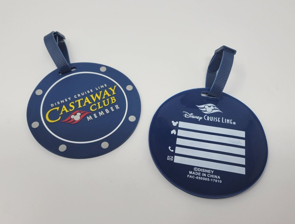Set of 2 Genuine Disney Cruise Line Castaway Club Member Silicone ...