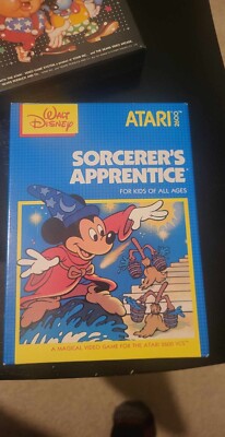 Sorcerer's Apprentice Atari 2600 Factory Sealed NEW Mickey Mouse Disney ...
