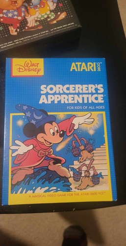 Sorcerer's Apprentice Atari 2600 Factory Sealed NEW Mickey Mouse Disney ...