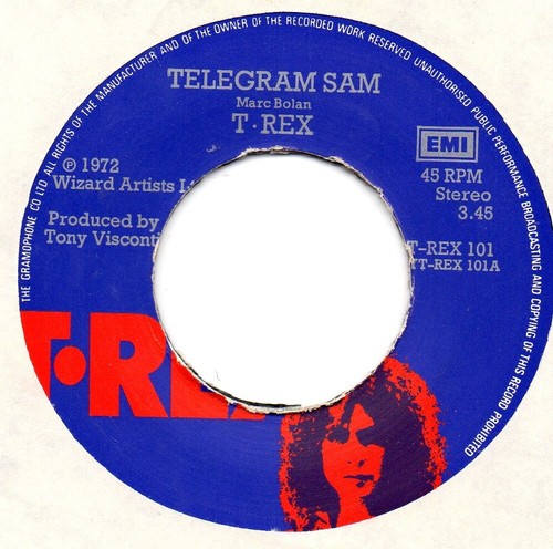 TELEGRAM SAM - T.REX 1970s JUKEBOX CLASSIC | eBay