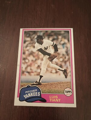 1981 Topps #627 Luis Tiant (NRMT) | eBay