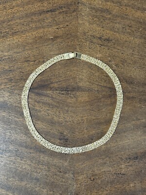 14K GS Gold Chain Necklace 16” | eBay