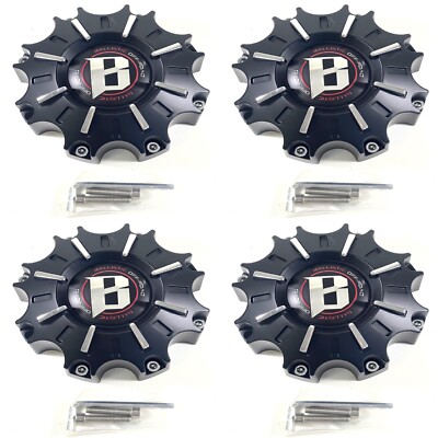 Ballistic Off-Road Wheel Center Cap Matte Black 8 Lug WX-11-CAP SGD0010 ...