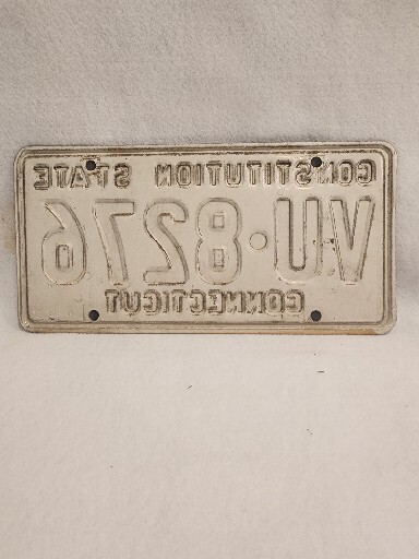 VINTAGE 1990s CONNECTICUT CONSTITUTION STATE License Plate VU 8276 | eBay