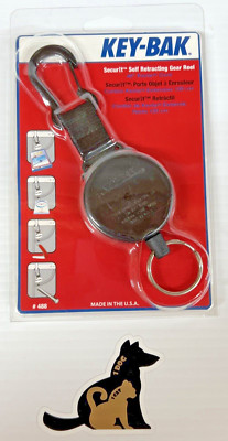 NEW KEY-BAK SecurIt Retracting Key Reel with Carabiner | eBay