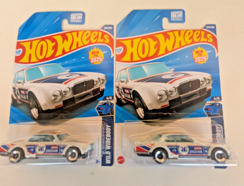 LOT OF 2 2025 Hot Wheels WILD WIDEBODY 4/5 Jaguar XJC V12 Coupe 238/250 ...