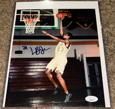 LeBron James Signed/Autographed 8x10 Photo JSA St. Vincent St. Mary ...