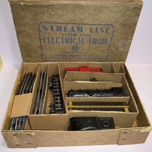 Marx Stream Line #3987 Freight Train Set with Locomotive & Tender ...