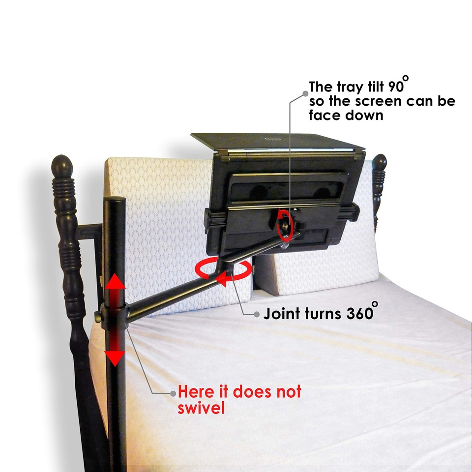 3 in 1 360 Degree Rotating Height Adjustable Laptop Tablet Stand for ...