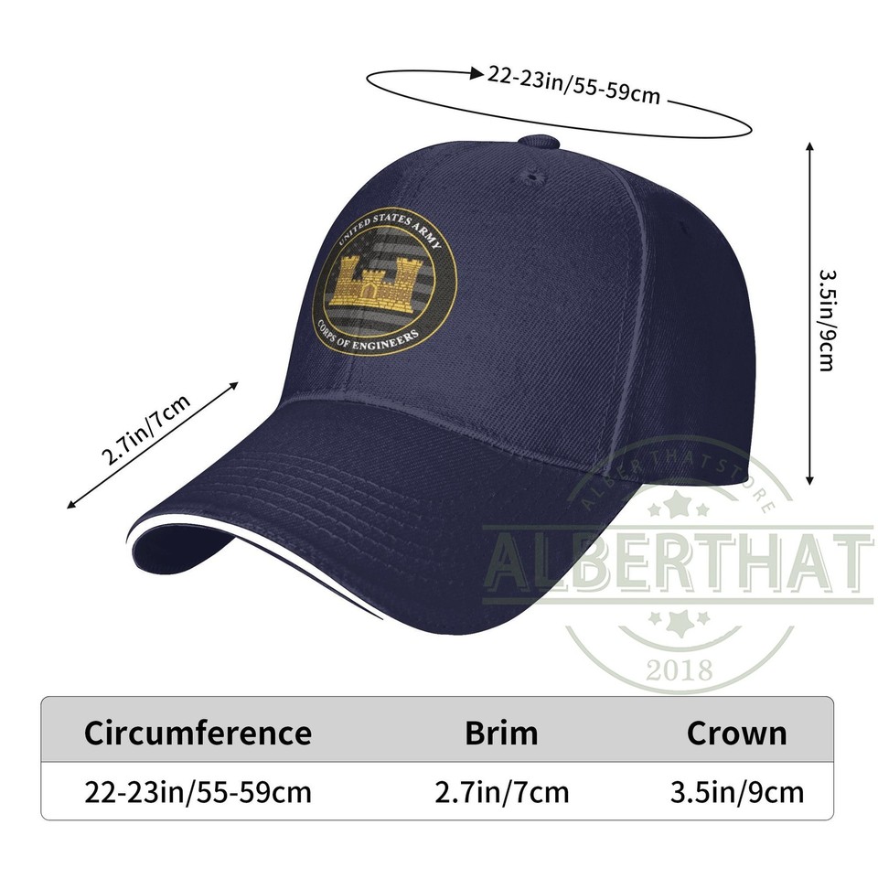 Army Corps of Engineers Usace Unisex Baseball Cap Adjustable Men's Hats ...