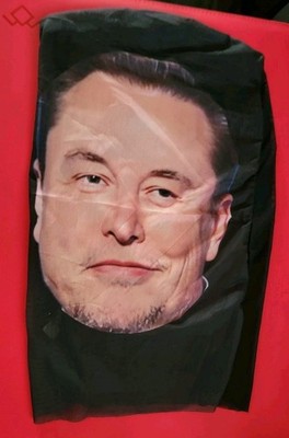 🪙TESLA President ELON MUSK Breathable sun Mask Full Face Halloween ...