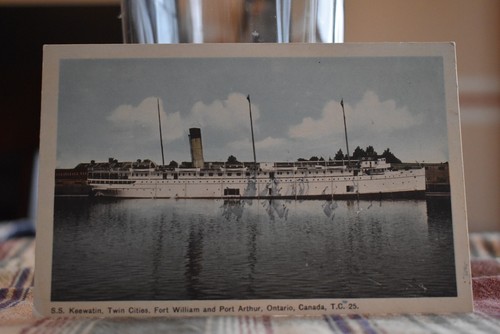 SS Keewatin Twin Cities Fort William & Port Arthur Ontario Canada C1948 ...