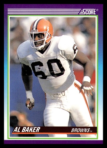 1990 Score #479 Al Baker Cleveland Browns Football Card NM | eBay