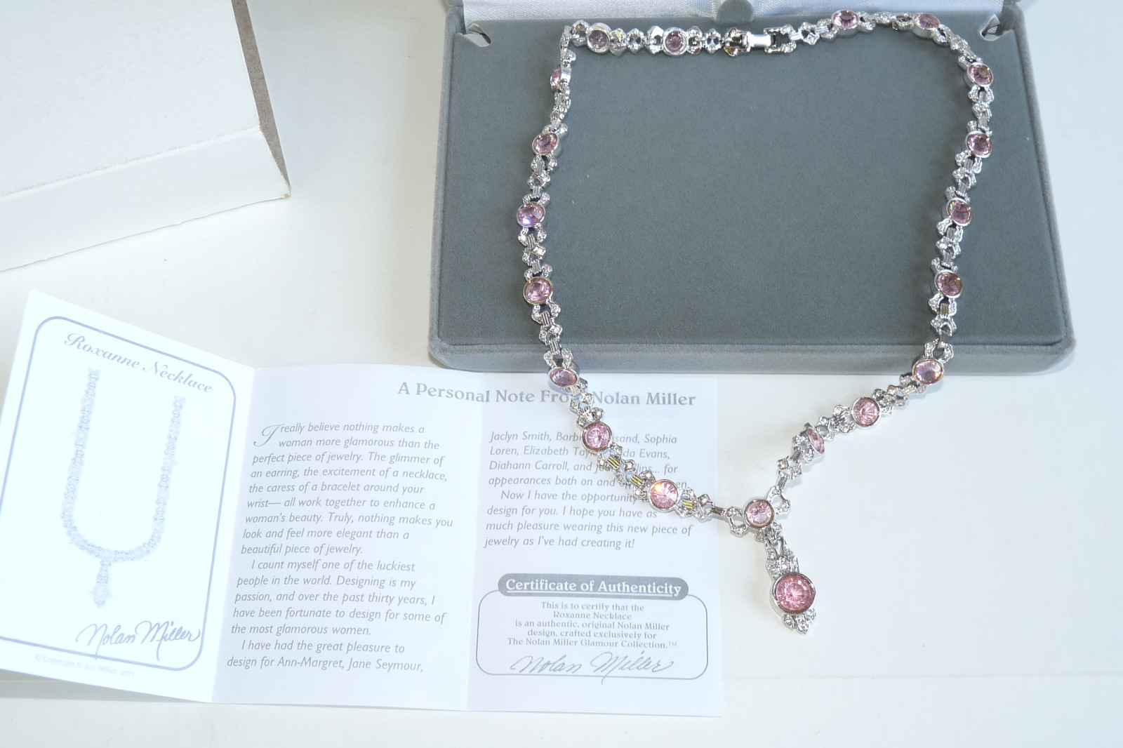 Nolan Miller Glamour Collection Crystal Roxanne Necklace NEW Rare | eBay