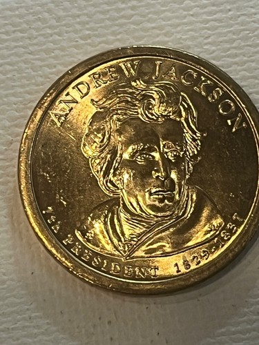Rare Andrew Jackson Gold United States Of America Dollar Coin Currency ...
