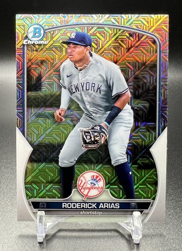 2023 Bowman Chrome Prospects RODERICK ARIAS Mojo Refractor #BCP-135 ...