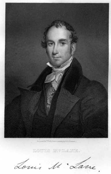 Delaware Senator LOUIS McLANE Bank War Ohio Railroad ~ 1865 Art Print ...