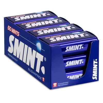 SMINT Peppermint Sugar Free Mints 12 x 50's - Full Sealed Pack | eBay UK