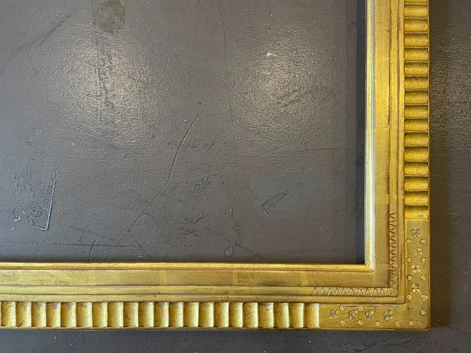 BUCKS COUNTY CUSTOM PICTURE FRAME HAND CARVED FINE ART READY MADE 22K GOLD LEAF | eBay