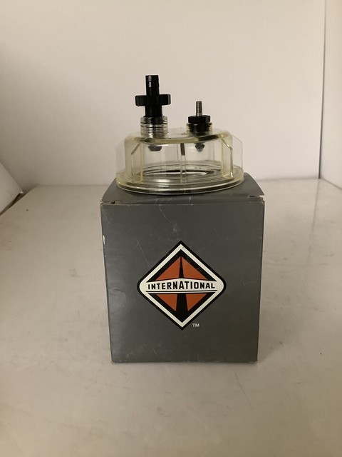 INTERNATIONAL FUEL FILTER HOUSING SEDIMENT DRAIN BOWL NEW IN BOX ...