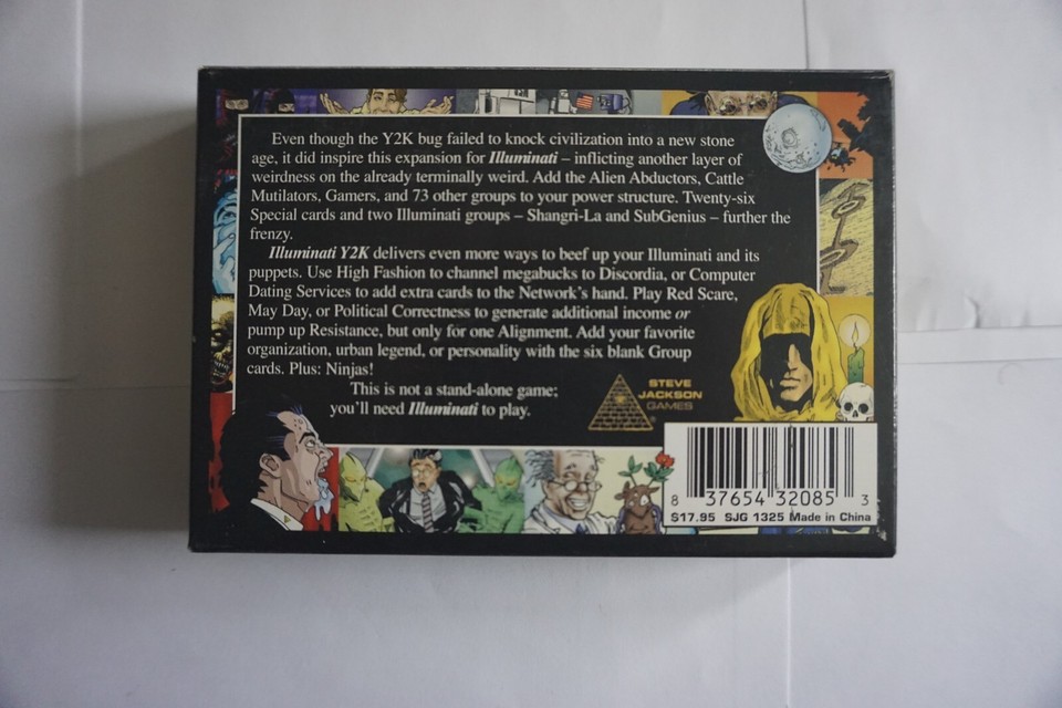 Y2K Expansion Illuminati 1st Edition Card Game Steve Jackson SJG-1325 ...