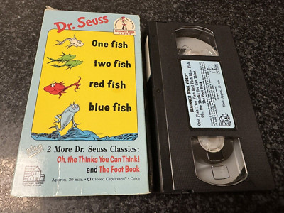 DR. SEUSS ONE FISH TWO FISH RED FISH BLUE FISH VHS VIDEO - FREE ...