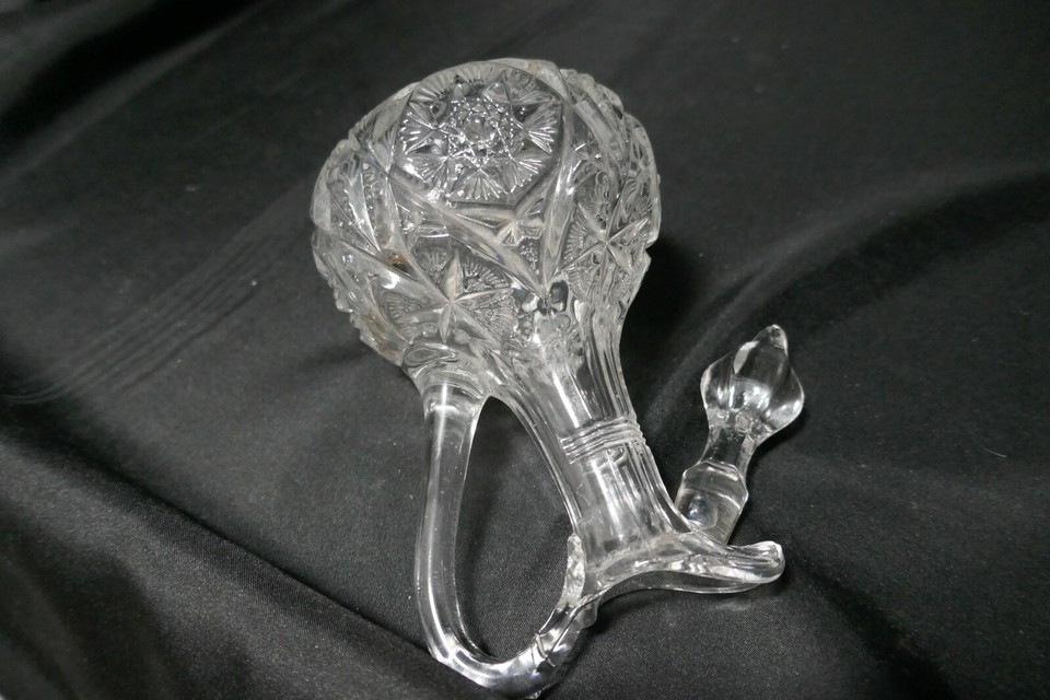 McKee Glass Yutec Cruet Original Stopper Clear EAPG 7 3/8" T ca 1909 | eBay