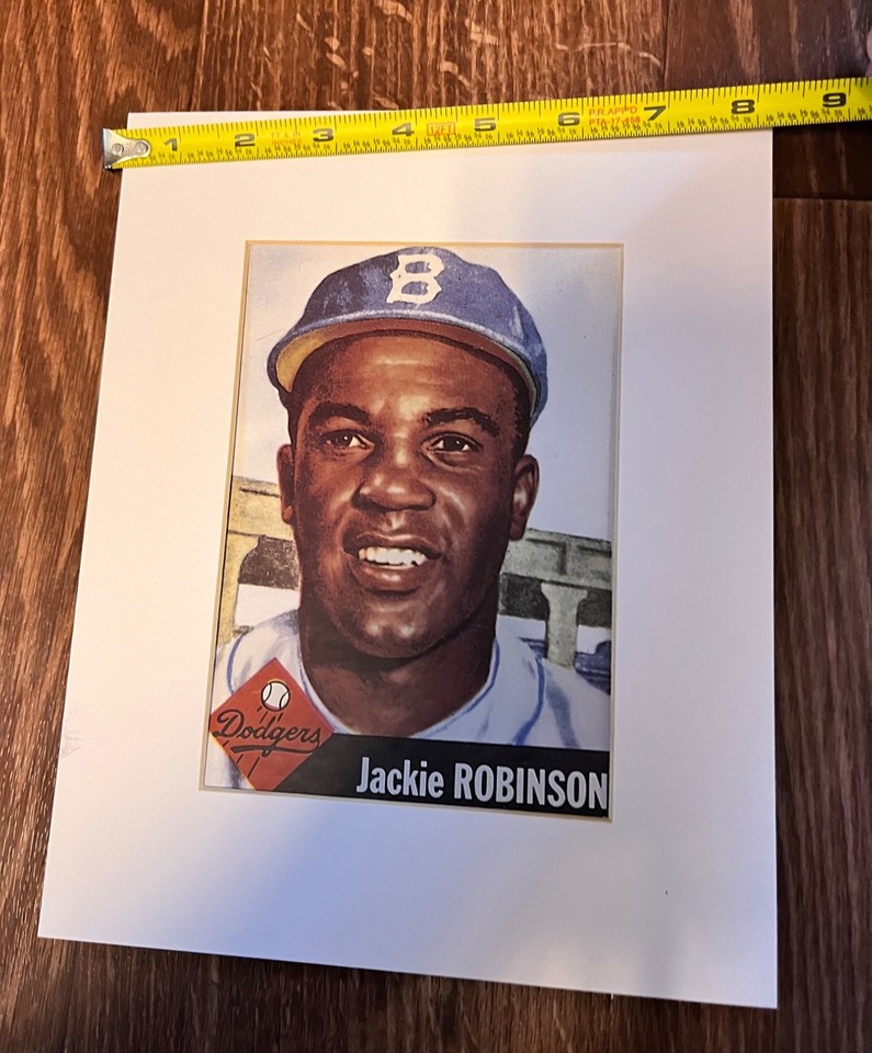 Jackie Robinson Brooklyn Dodgers photo very rare to find | eBay