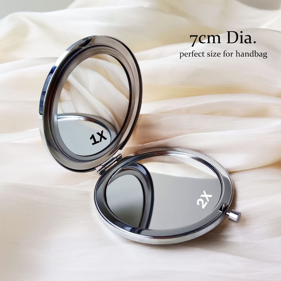 Cute Compact Mirror Cherry Small Mirror Girls Gift Travel Mirror 1x/2x ...