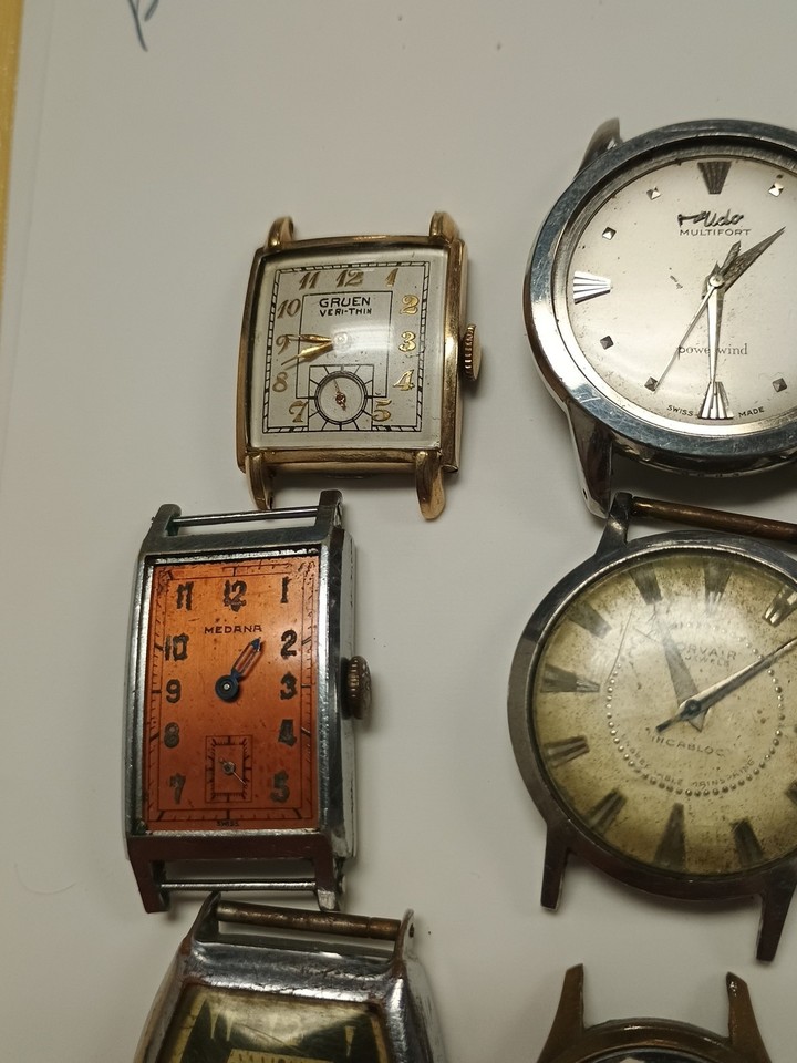Vintage Watch Lot Gruen Mido Caravelle And More Lot Of 15 | eBay