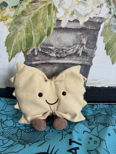 Jellycat Amuseables Farfalle Pasta Plush Toy Food BNWT Authentic Dust ...