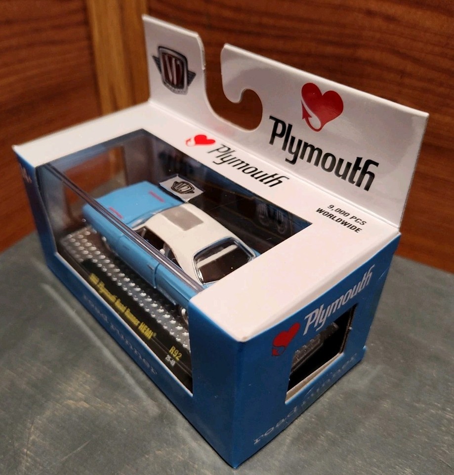 NIB 2025 M2 MACHINES 1969 PLYMOUTH ROAD RUNNER HEMI 1:64 DIE-CAST W ...