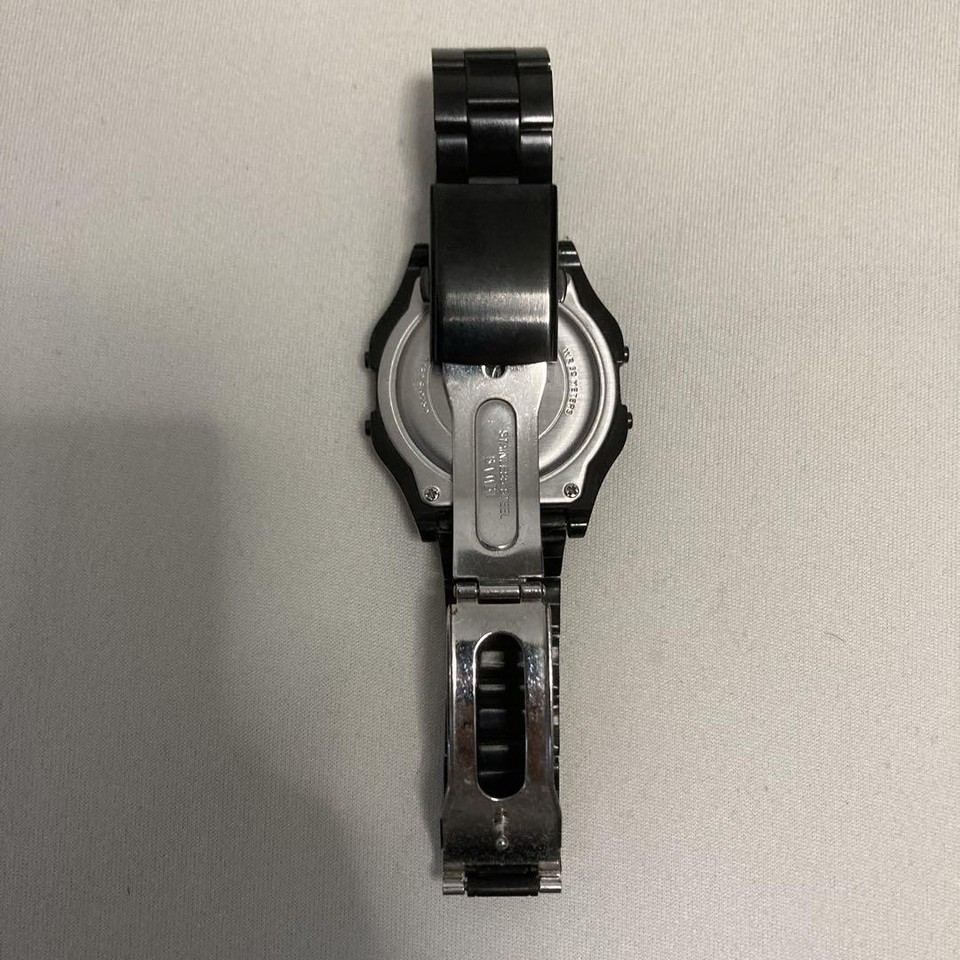 Timex T80 Digital Watch Black Indiglo Backlight Stopwatch Alarm ...