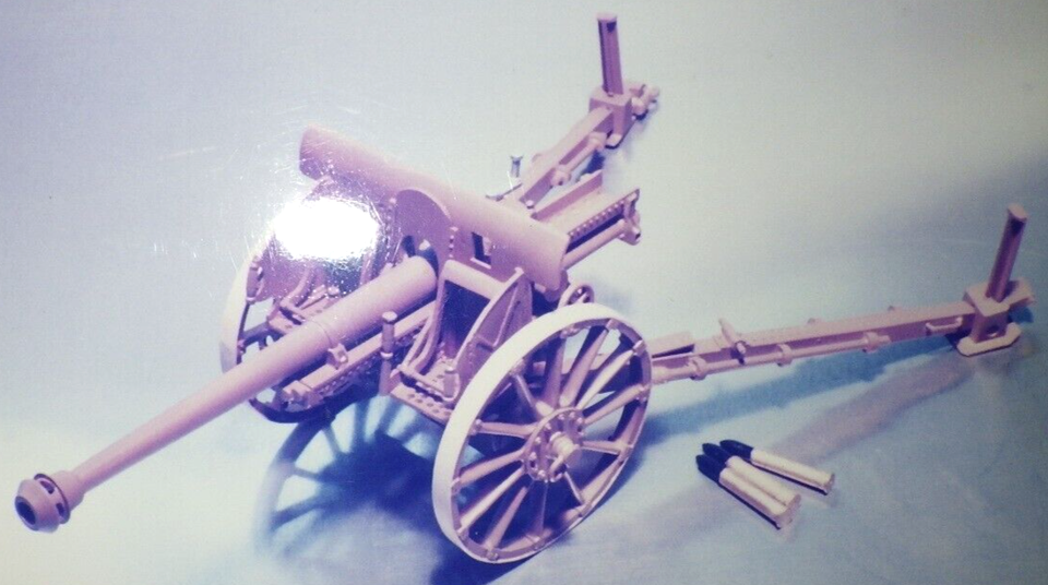 Rare Vintage Pit-Road 1/35 IJA 75mm Type 90 Field Gun Metal Model Kit ...